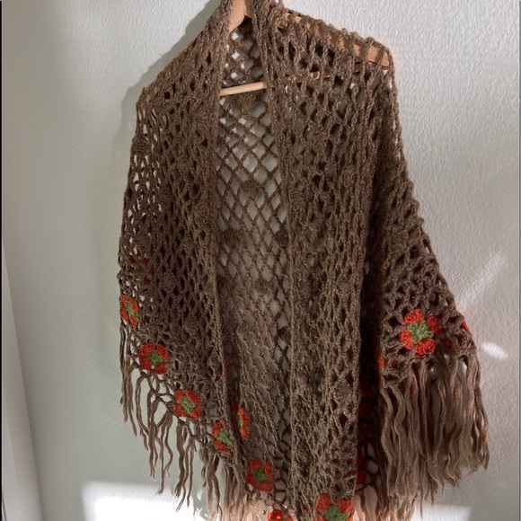 Jackets & Coats | Vintage Net Cape | Poshmark